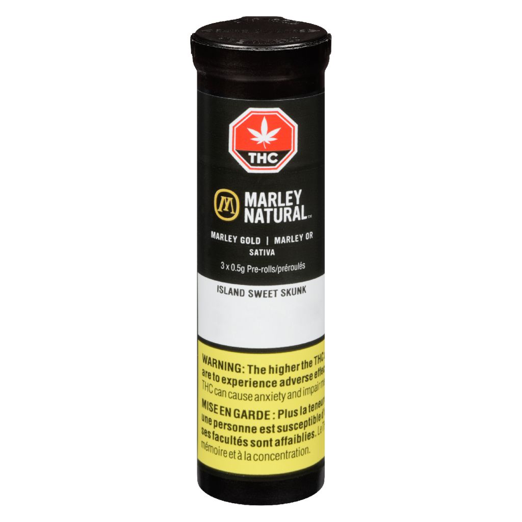 Marley Natural - Marley Gold Pre-Roll - Sativa - 3x0.5g | The Nug Co