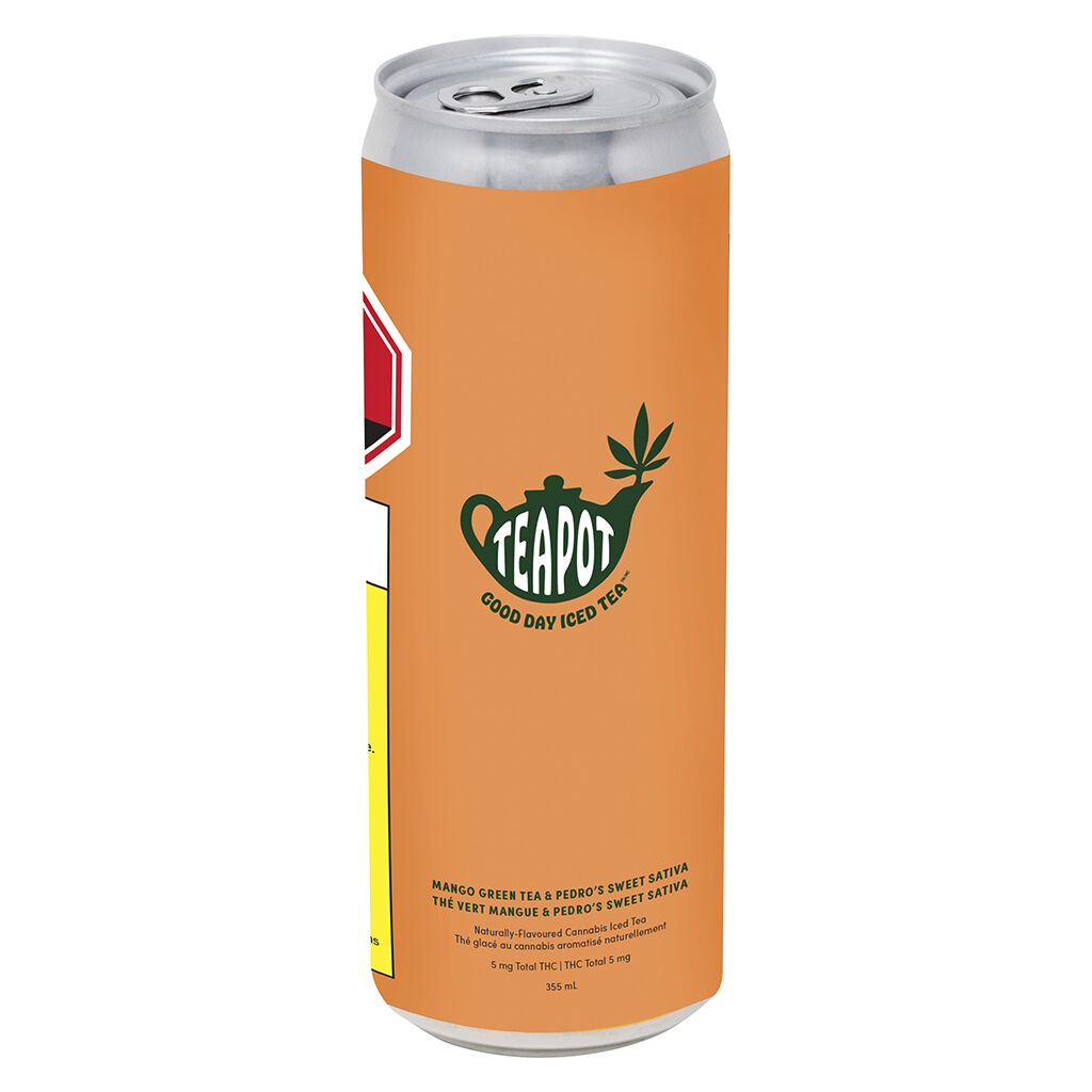 TeaPot - Good Day Iced Tea Mango Green Tea - Sativa - 355ml | The Nug Co