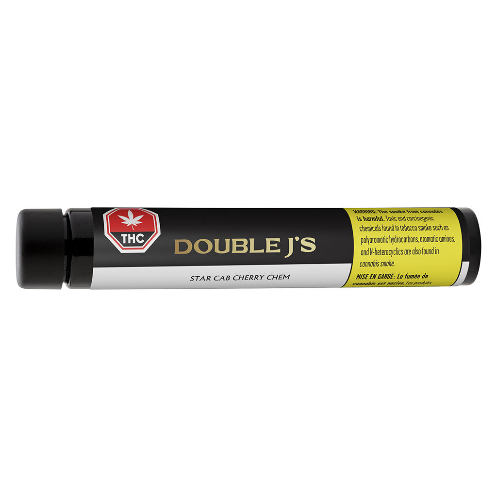 Double J's - Star Cab Cherry Chem Pre-Roll - Indica - 4x1g | The Nug Co